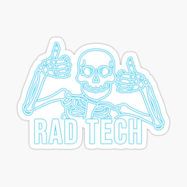 "radtech xray radiology medicine radiologist nurse " Sticker for Sale ...