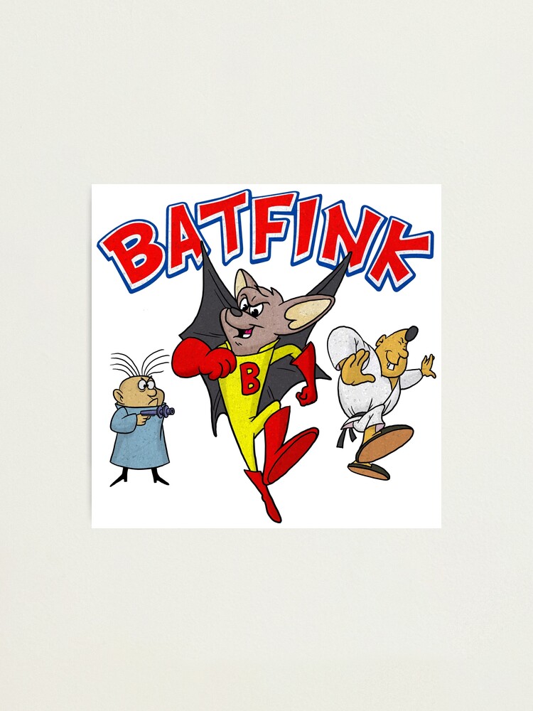 Lámina fotográfica «Batfink the Bat Superhero personaje de dibujos ...