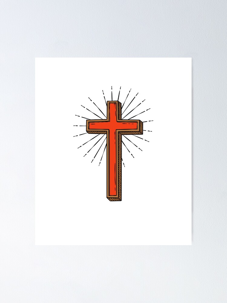 "Jesus Is My Homie Cross" Poster for Sale by NiuBi | Redbubble