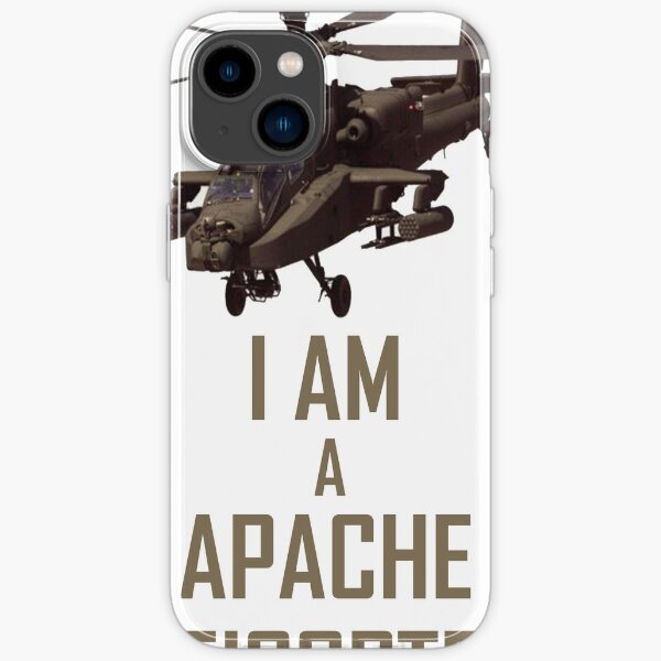 "I AM AN APACHE HELICOPTER" iPhone Case for Sale by Verbital | Redbubble