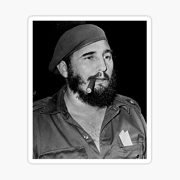 "Fidel Castro" Sticker for Sale by tajart | Redbubble