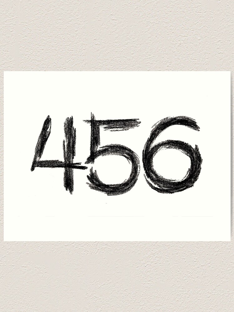 "Squid Game Player 456" Art Print for Sale by Tom-Darina | Redbubble