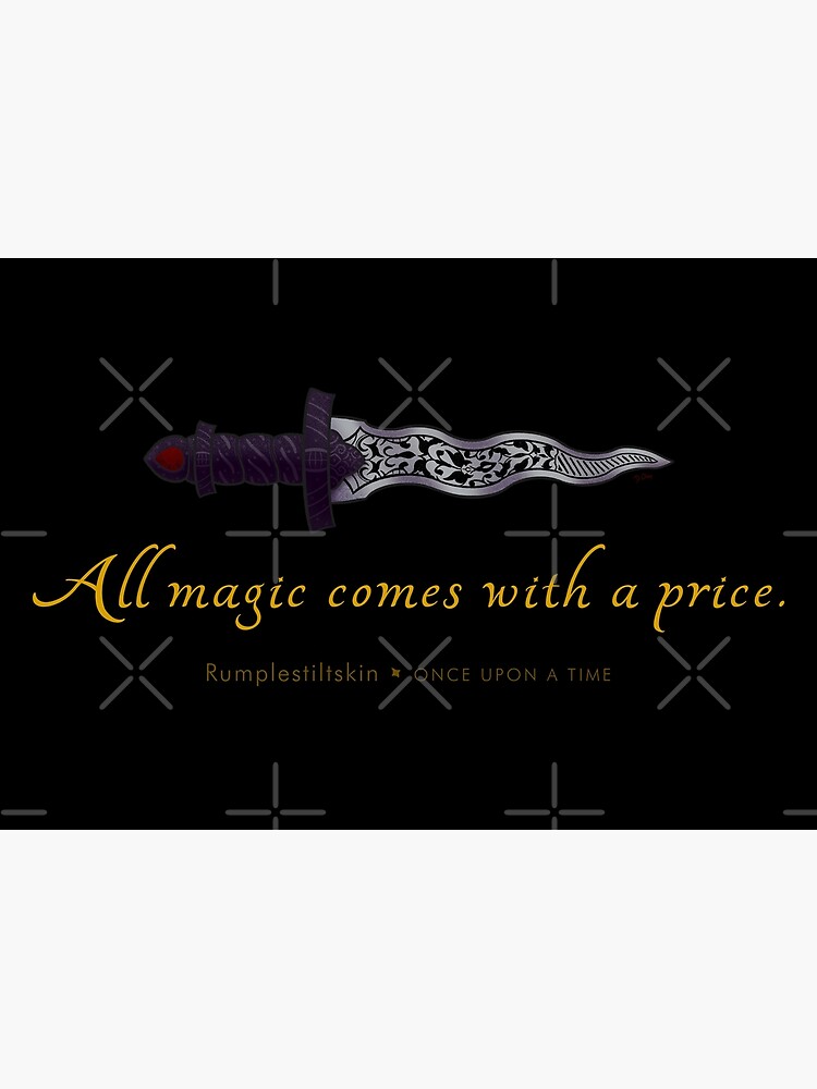 "Dagger & Magic" Poster for Sale by FicAndFable | Redbubble