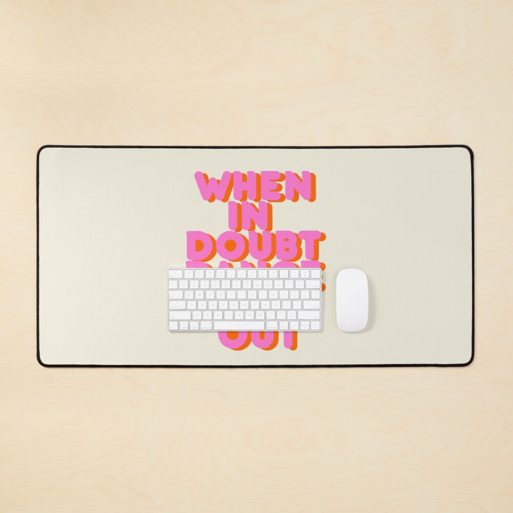 "When in doubt dance it out! typography artwork" Sticker for Sale by ...