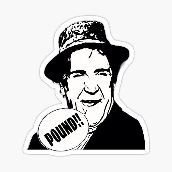 "Pound " Sticker by RGPdesigns | Redbubble