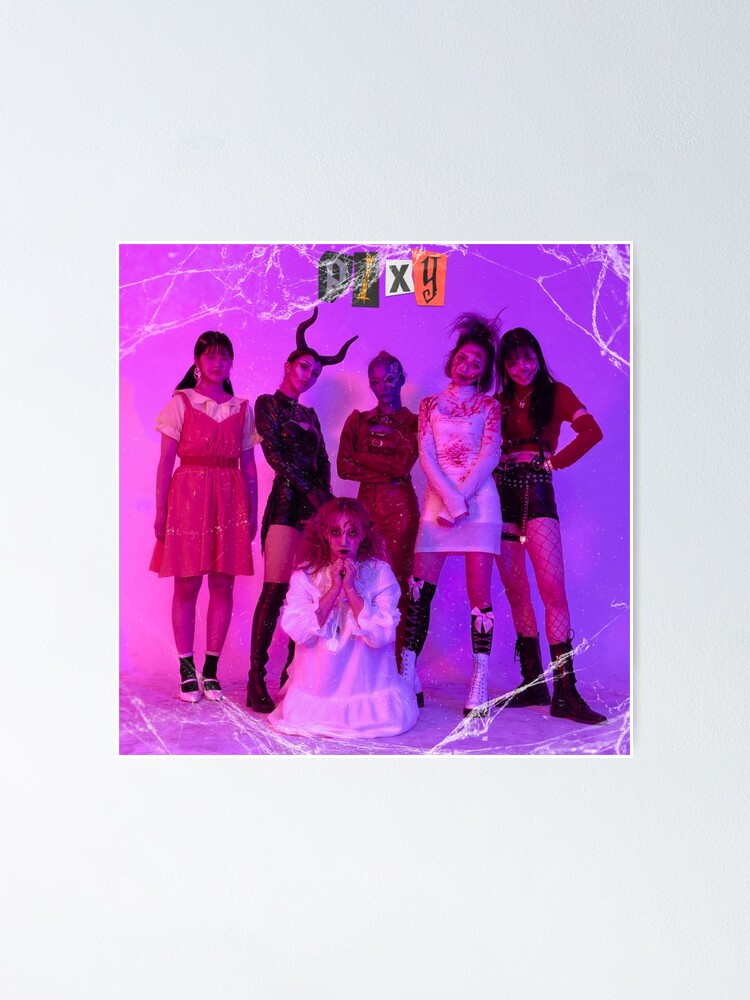 "PIXY - kpop - creepy edit" Poster by kitten-minho | Redbubble
