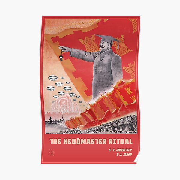 "Morrissey Marr Smiths The Headmaster Ritual Poster" Poster by Lick ...