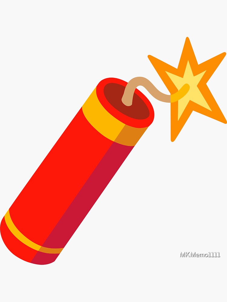 "Firecracker Dynamite Gift " Sticker for Sale by MKMemo1111 | Redbubble