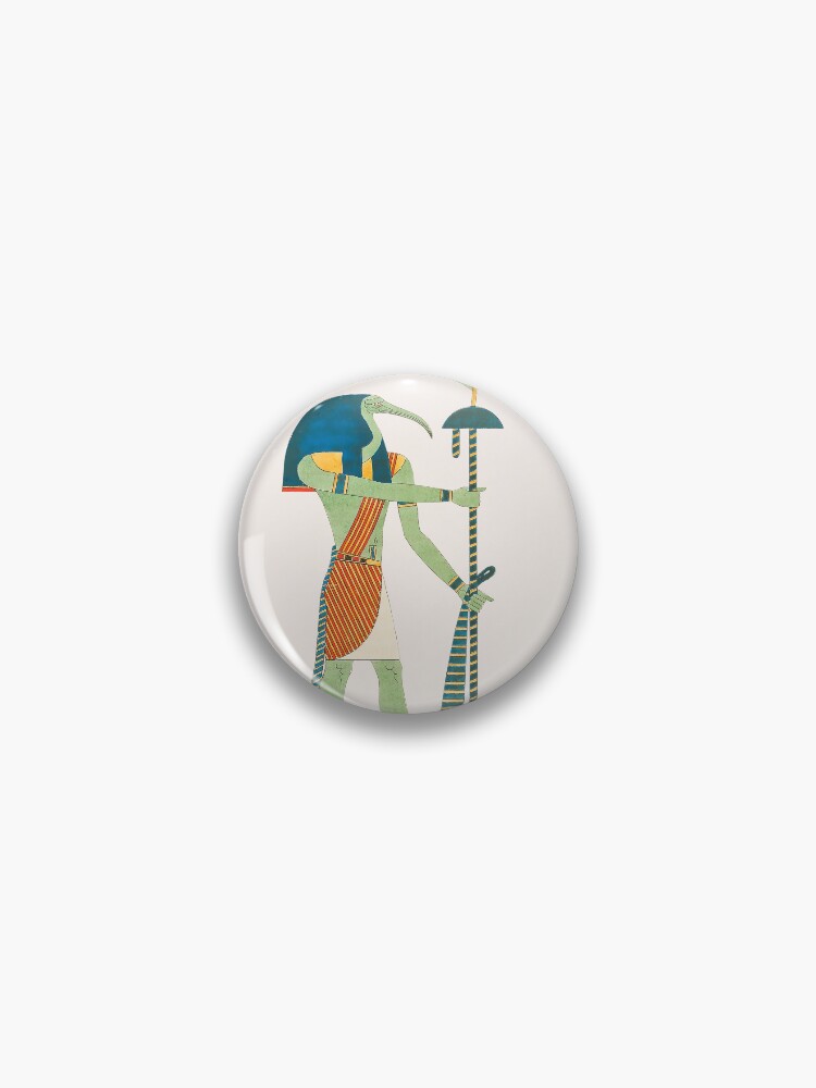 "Ancient Egyptian God Thoth Pantheon Deity illustration " Pin for Sale ...
