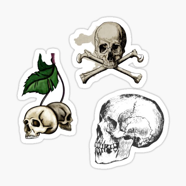 "Stikers Skulls Pack" Sticker for Sale by clerop | Redbubble