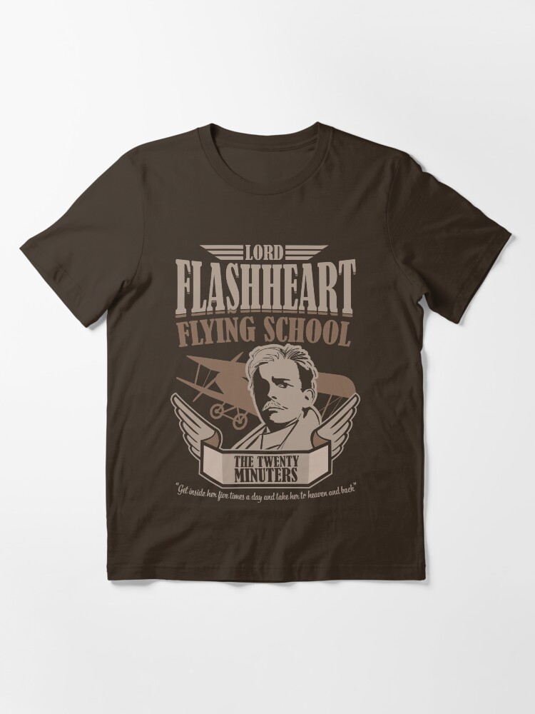 "Lord Flashheart Flying School - The Twenty Minuters" Essential T-Shirt ...