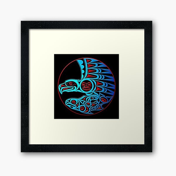 "native bird" Framed Art Print for Sale by breathoffire | Redbubble