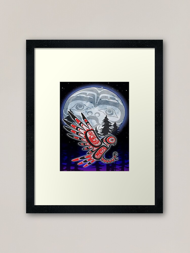"native bird" Framed Art Print for Sale by breathoffire | Redbubble