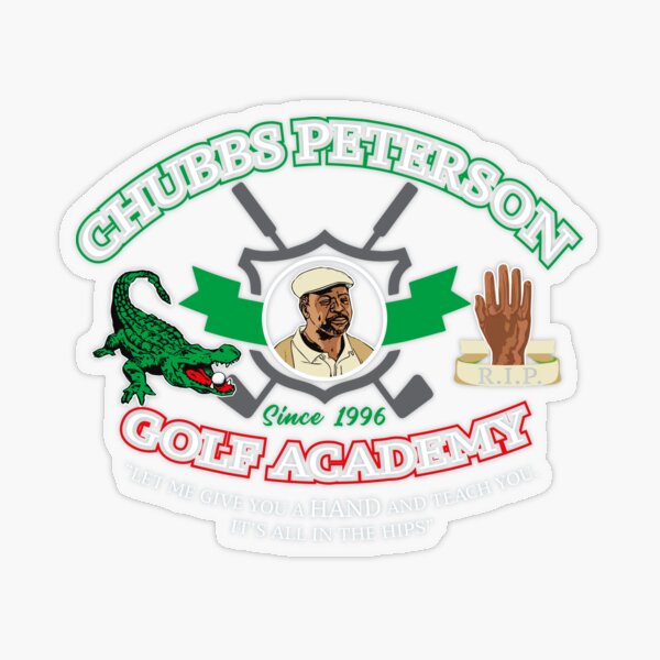 "Chubbs Peterson Golf Academy" Sticker for Sale by alhern67 | Redbubble
