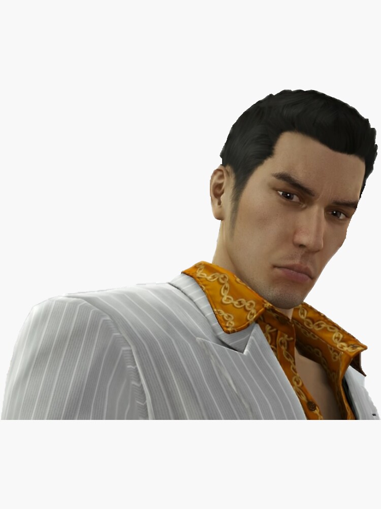 "young kiryu" Sticker by snailhunter66 | Redbubble