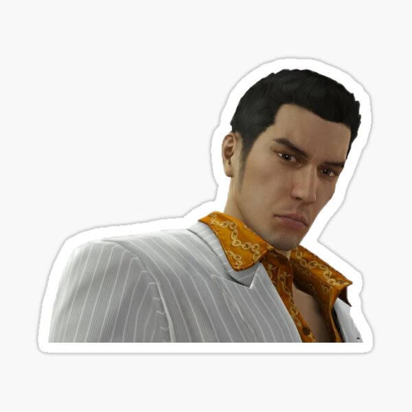 "young kiryu" Sticker by snailhunter66 | Redbubble