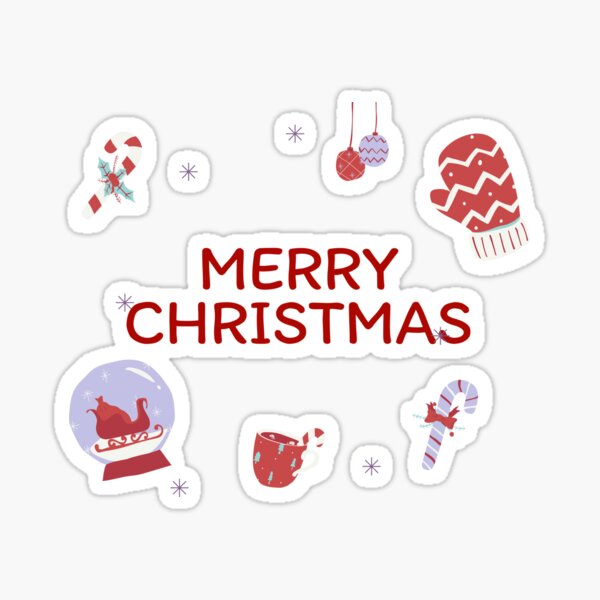 " Merry Christmas 2023" Sticker for Sale by Mayna30 | Redbubble