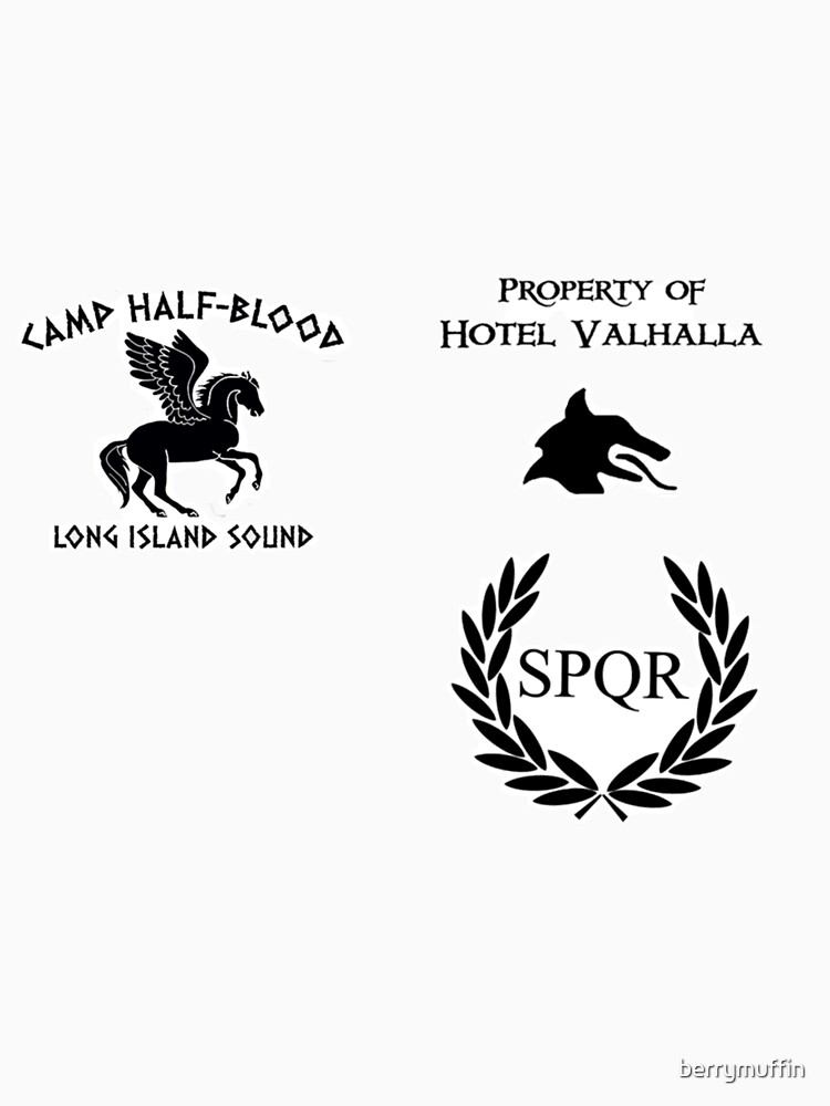 "Rick Riordan Logo's" T-shirt for Sale by berrymuffin | Redbubble ...