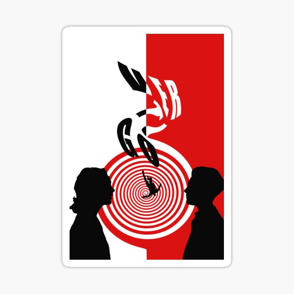 "Alfred Hitchcock Vertigo Movie Poster" Sticker for Sale by tanjica ...