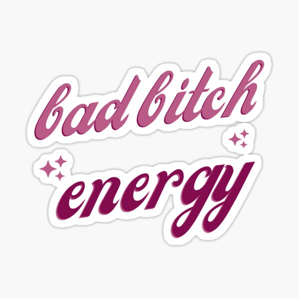 " Bad Bitch Bad Attitude" Sticker for Sale by nabil09 | Redbubble
