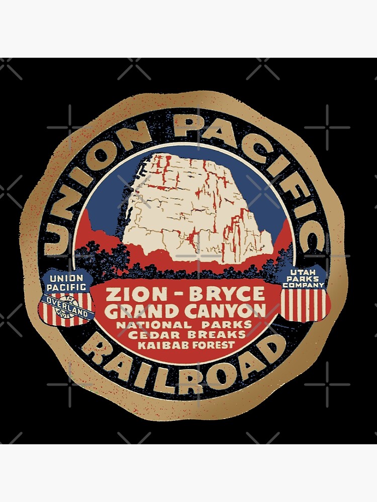 "Railroad Zion National Park USA" Poster by Centuryvault | Redbubble