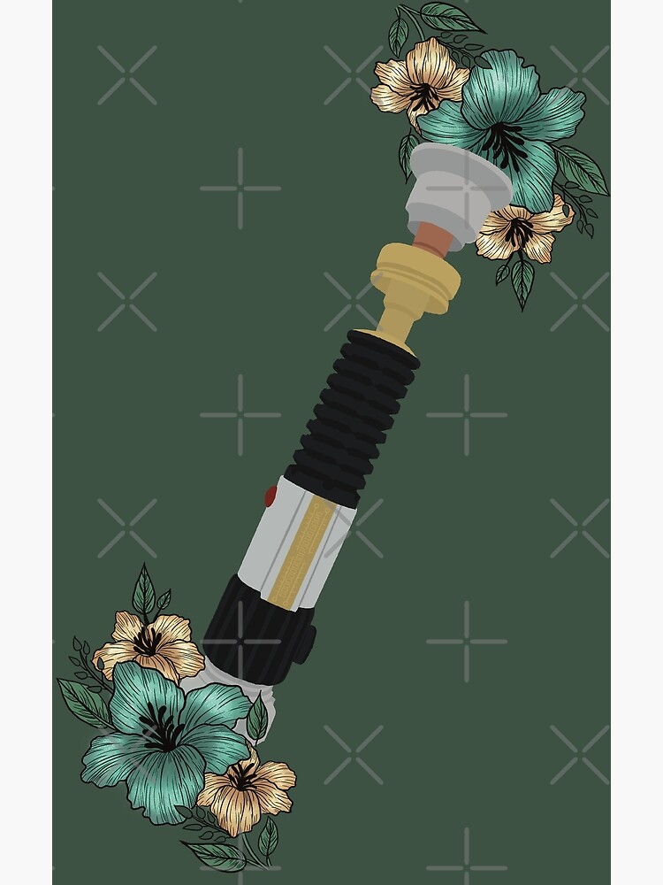 "Master kenobi saber (wordless)" Poster for Sale by gofundme | Redbubble