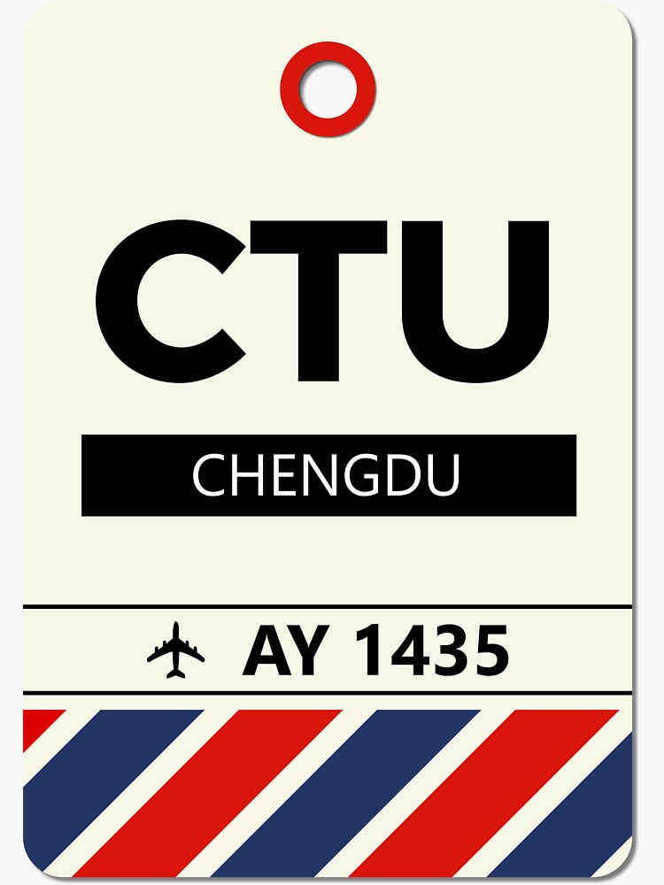 "Chengdu" Sticker for Sale by MerchSuperb | Redbubble