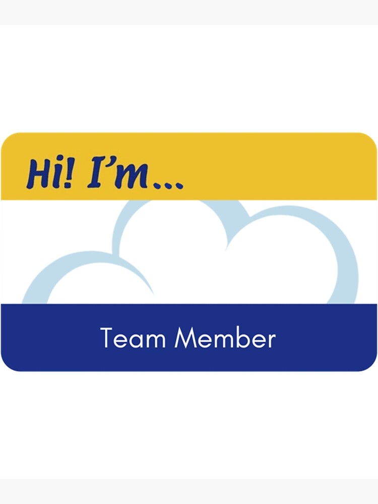 "Superstore Blank Name Tag " Poster for Sale by DonYourFit | Redbubble