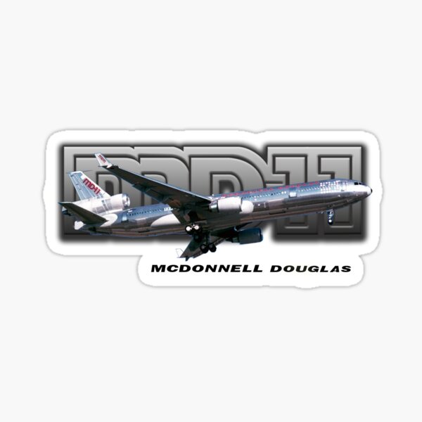 "MD-11 prototype" Sticker by dudutbrito | Redbubble