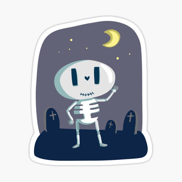 "Happy Ghost" Sticker by ushanArt | Redbubble