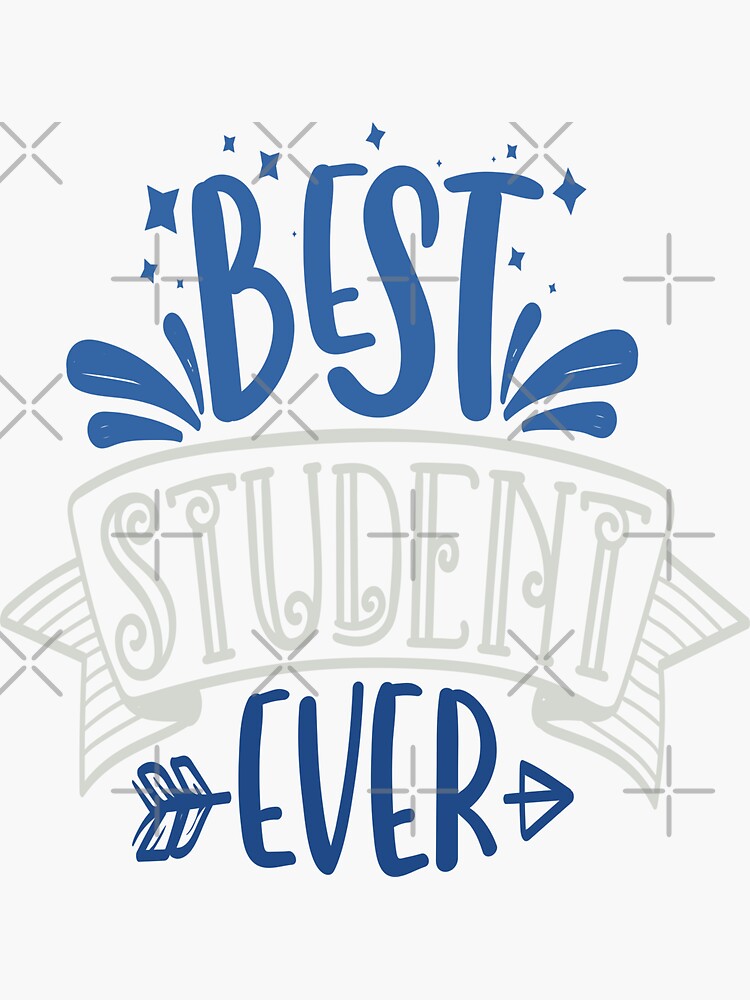 "Best Student Ever" Sticker for Sale by FOX1999-Design | Redbubble