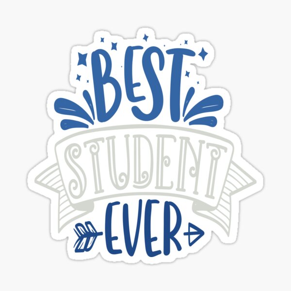 "Best Student Ever" Sticker for Sale by FOX1999-Design | Redbubble