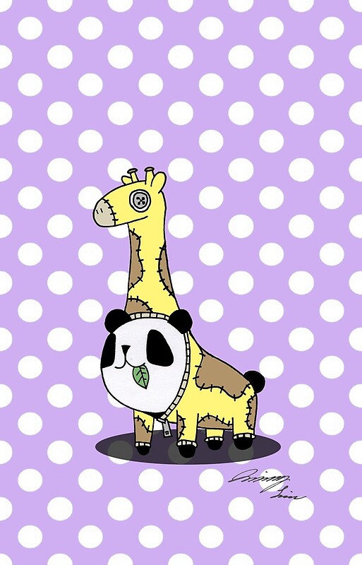 "Panda Giraffe OVERLORD" by Quincy Lim | Redbubble