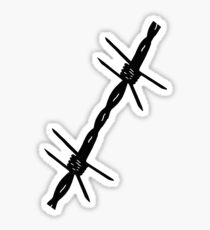 Barbed Wire Stickers | Redbubble