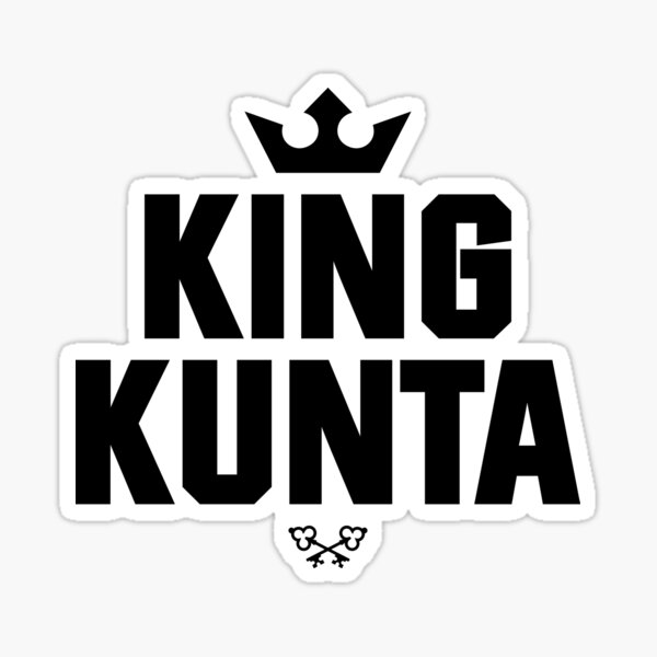 "King Kunta (BLACK)" Sticker for Sale by TheWillsProject | Redbubble