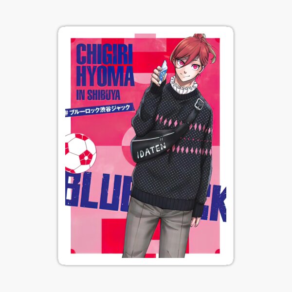 "Blue Lock Chigiri Hyoma" Sticker for Sale by terpres | Redbubble
