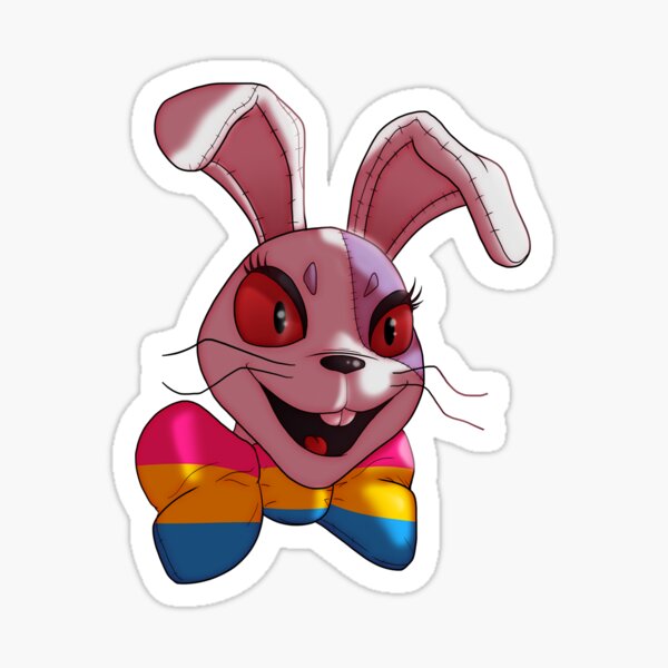 "Vanny the Pan Murder Rabbit" Sticker for Sale by CaliStolfo | Redbubble