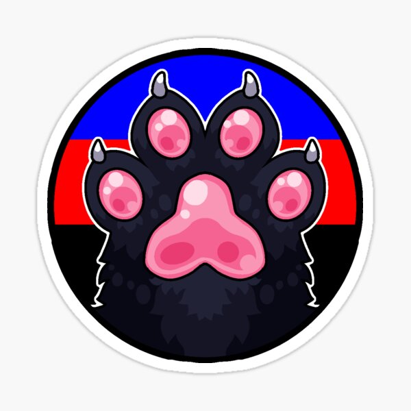 "Polyamorous Paw Beans" Sticker for Sale by toastymint | Redbubble