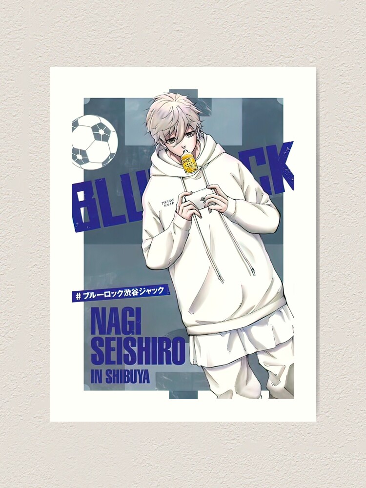 "Blue Lock Nagi Seishiro" Art Print for Sale by terpres | Redbubble