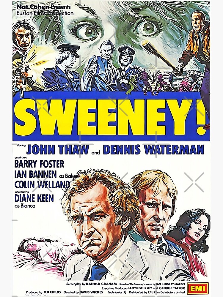 "Illustration Pop Art The Sweeney" Poster by VikingZen | Redbubble