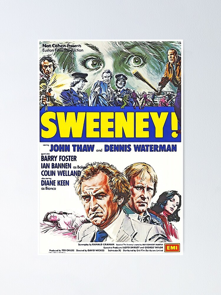 "Illustration Pop Art The Sweeney" Poster by VikingZen | Redbubble