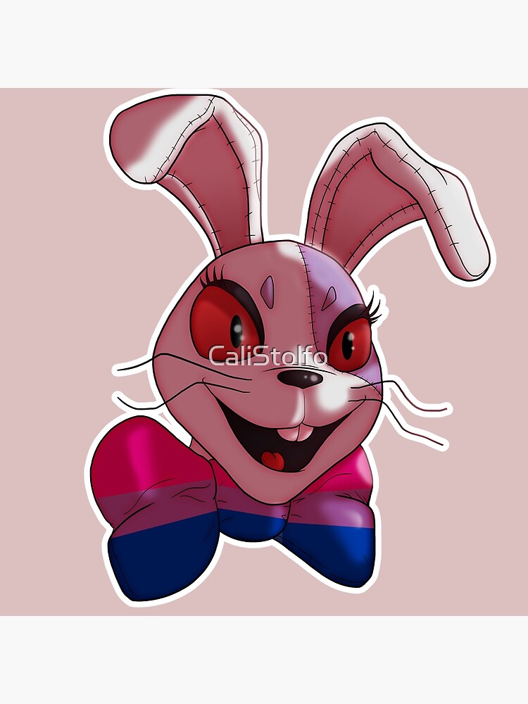 "Vanny the Bi Murder Rabbit" Poster by CaliStolfo | Redbubble