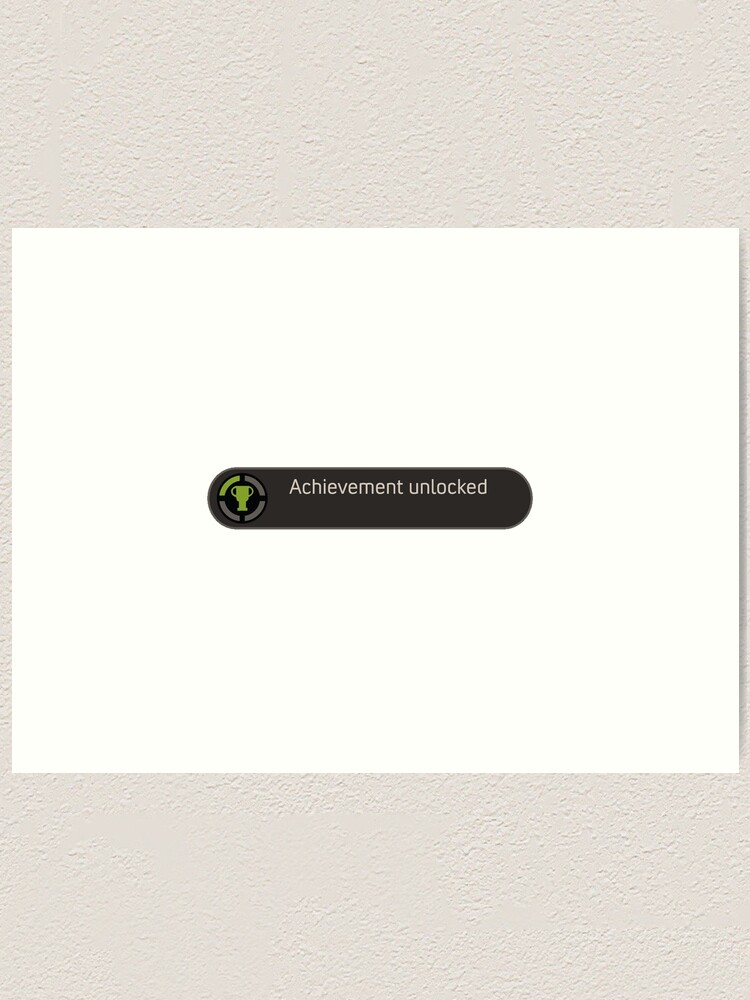 "Xbox Achievements Logo" Art Print for Sale by BeachHouseArt | Redbubble