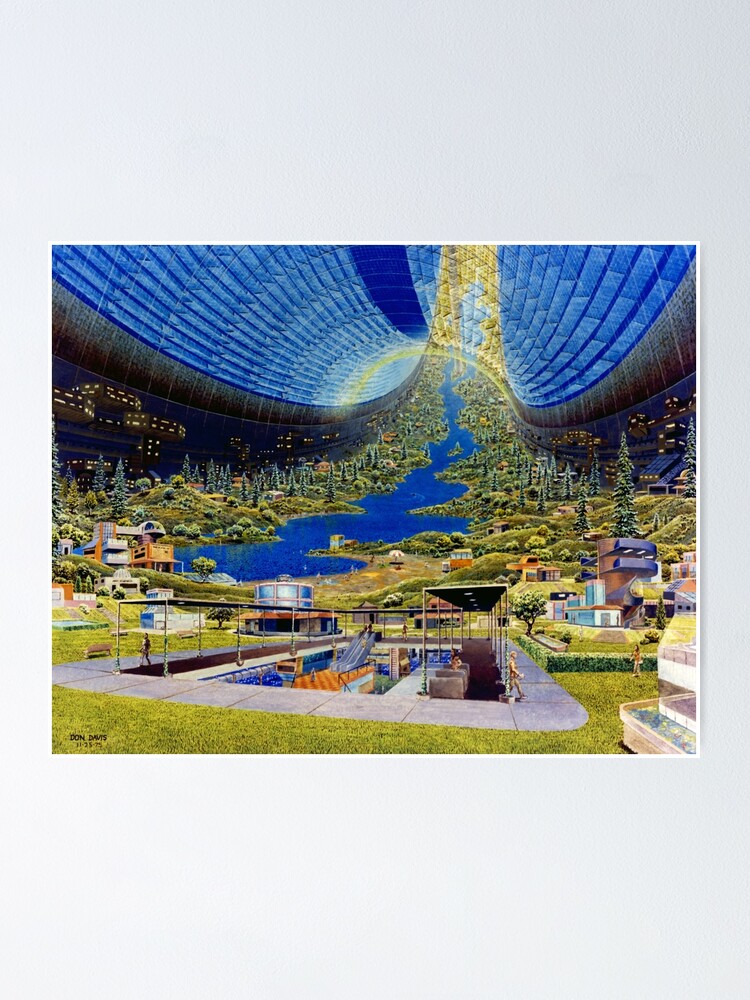 "NASA ARC Stanford Torus Interior Art" Poster for Sale by bobbooo ...