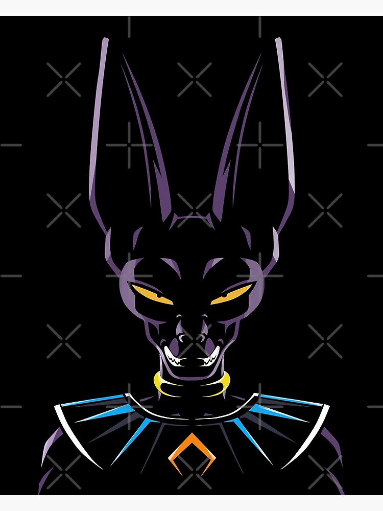 "Dragon Ball | God of Destruction Beerus (Clear Background) " Art Print ...