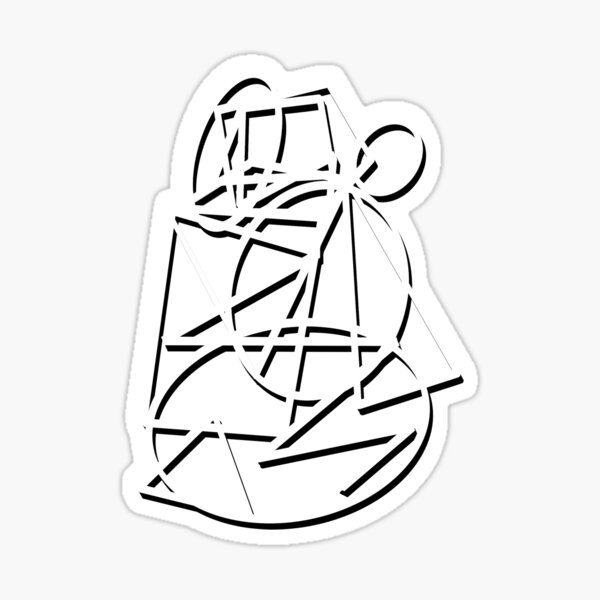 "Simple Shapes" Sticker by wuvyu | Redbubble