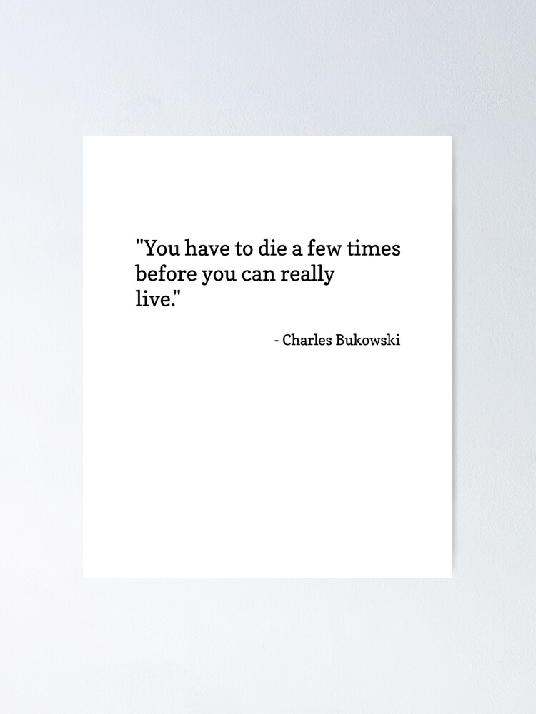 Poster « "Avant de pouvoir vraiment vivre..." Citation de Charles ...