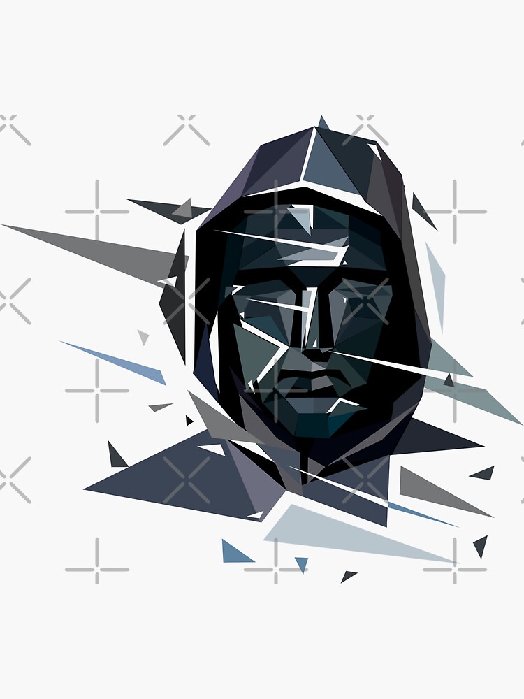 "Design of the leader of the series the squid game" Sticker for Sale by ...