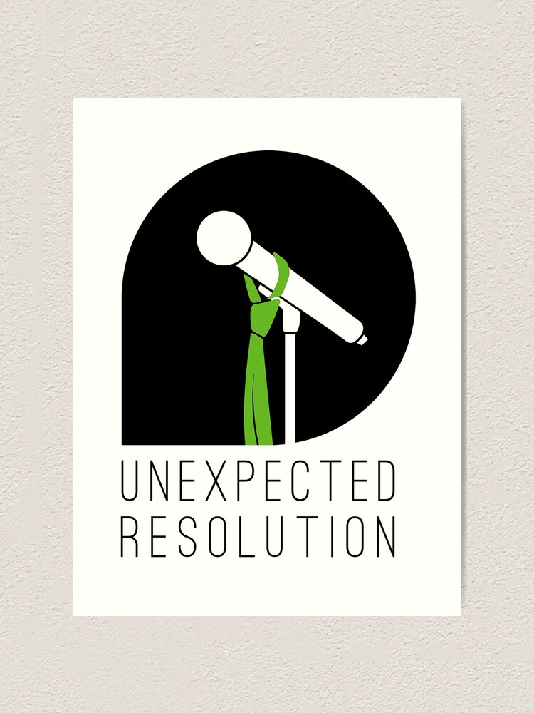 "Unexpected Resolution Official logo" Art Print for Sale by ...