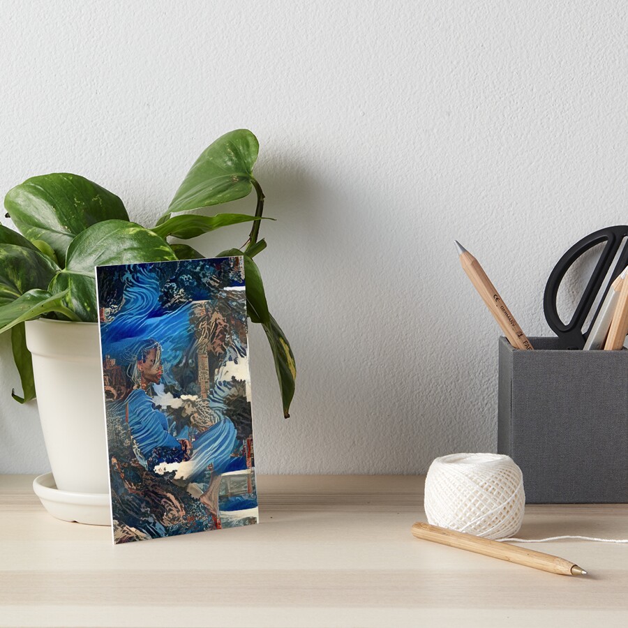 "Japanese Water Spirit | AI-Art" Art Board Print by Artificial-Arts ...